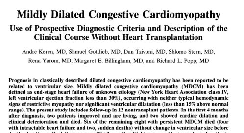 The conundrum called cardiomyopathy ! How is DCM different from RCM ...