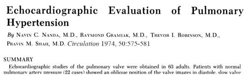 5 minutes crash course in cardiology : Echocardiogram in Pulmonary ...