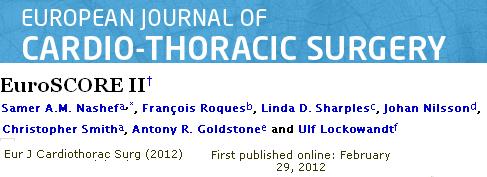 Essential facts about EUROSCORE | Dr.S.Venkatesan MD
