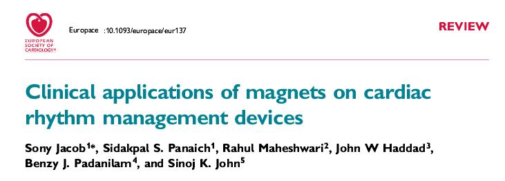 What is the role of magnet in pacemaker evaluation ? | Dr.S.Venkatesan MD