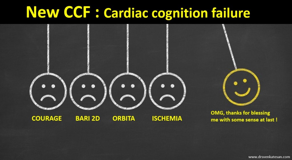 courage bari 2d orbita ischemia trials | Dr.S.Venkatesan MD
