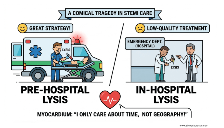 A “Comical tragedy” in STEMI care: Pre hospital thrombolysis is great ...